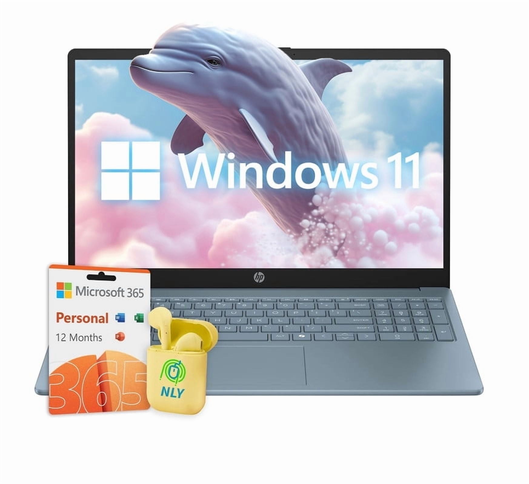 HP 15.6" LED Laptop for Student Business and Home, Intel N200 Processor ...