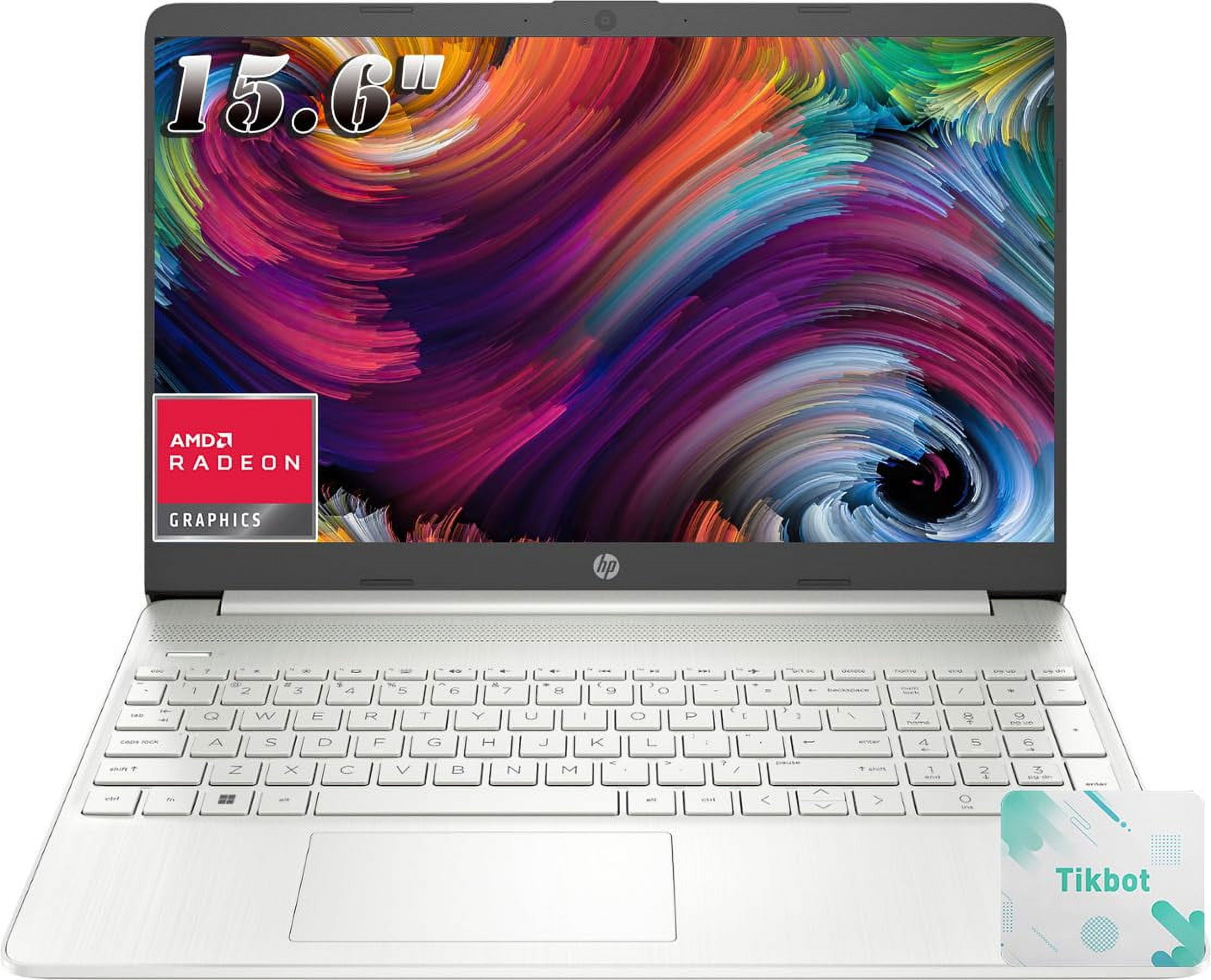 HP 15.6" Laptop AMD Ryzen 3-5300U(Beats i7-1160G7) Anti-Glare Wi-Fi Bluetooth Natural Silver ...