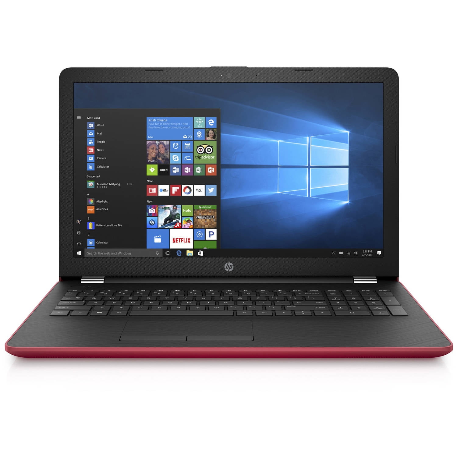 HP 15.6" Laptop, Windows 10 Home, AMD A9-9420 Dual-Core Processor, 4GB ...