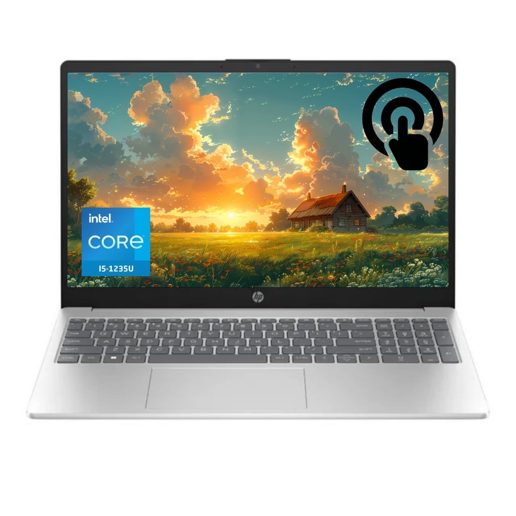 HP 15.6" Notebook, FHD, Touchscreen, (Intel Core i5 12th Gen i5-1235U Deca-core (10 Core), 16 GB ...