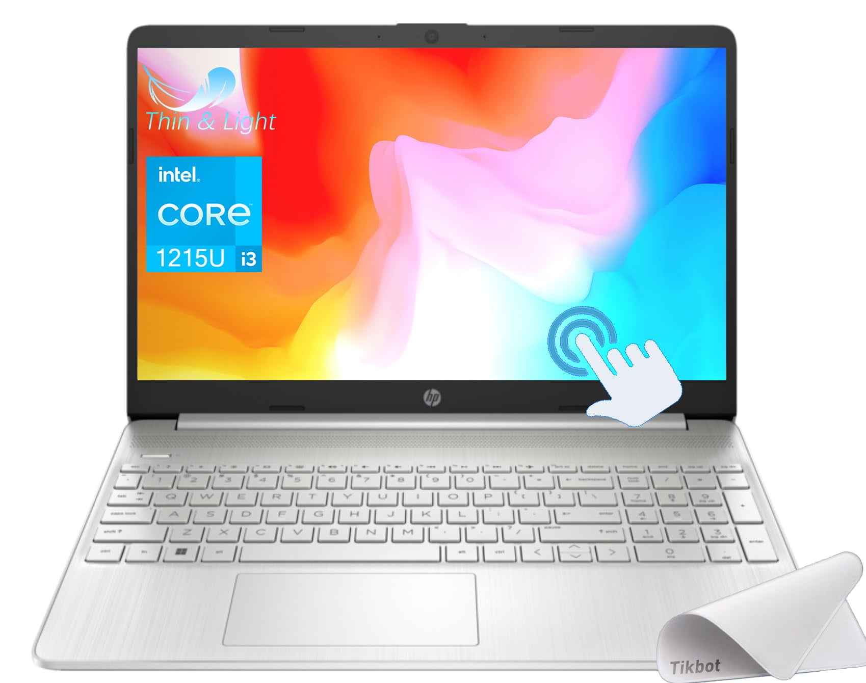 HP 15.6" Touch-Screen Laptop - Intel Core i3-1215U (Up to 4.4GHz, Beats i5-1135G7) - 16GB RAM ...