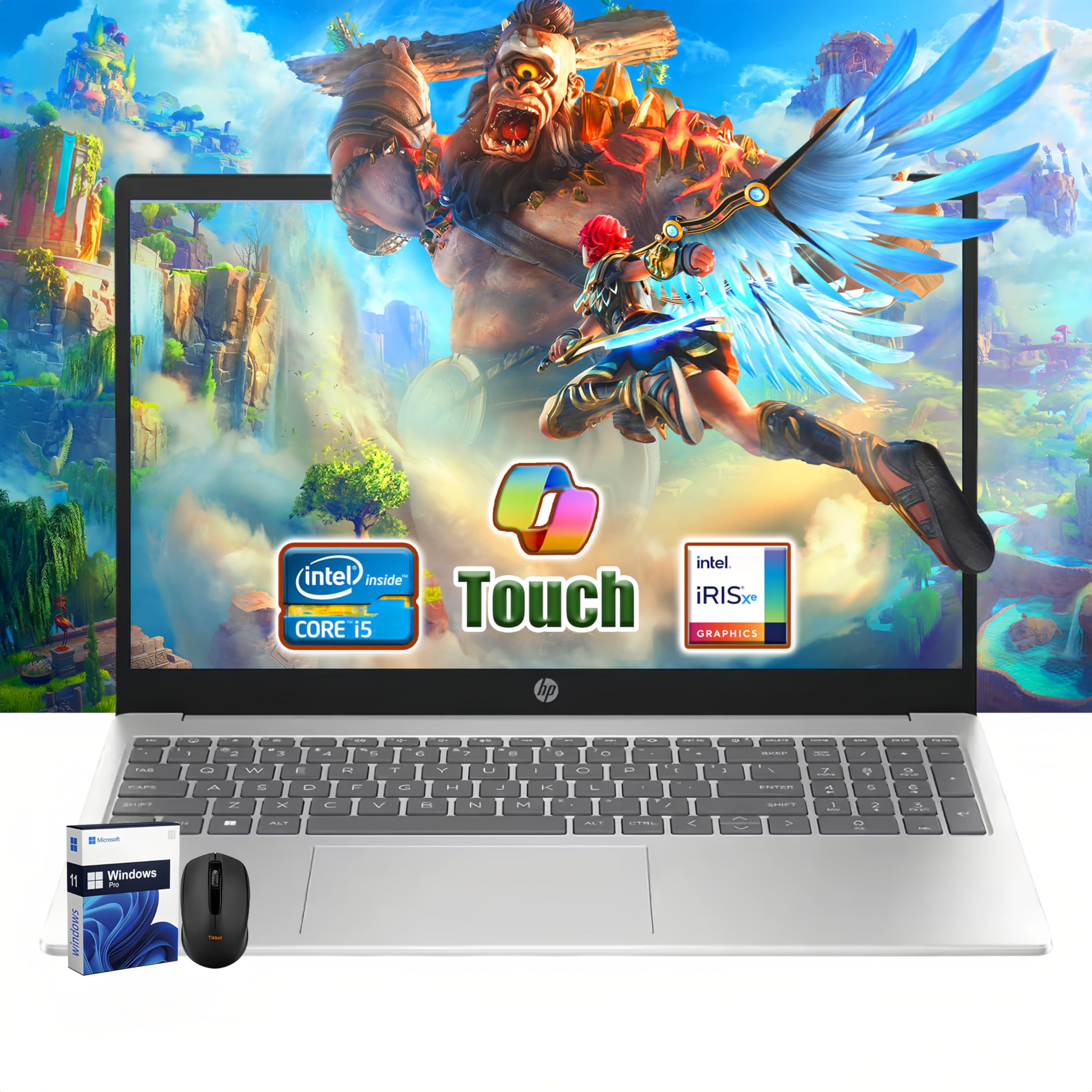 HP 15.6" Touchscreen Laptop | 12th Gen Intel i5-1235U (Beats i7-8700 ...