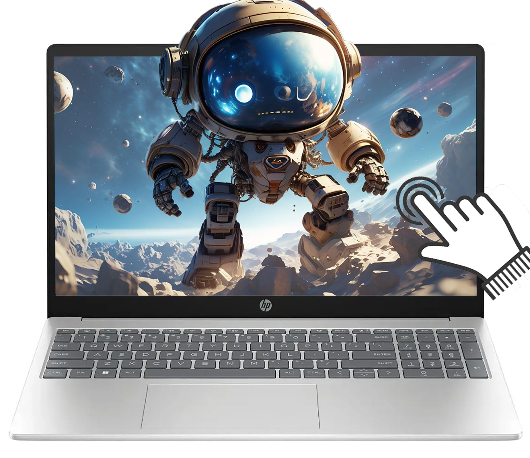 HP 15.6" Touchscreen Laptop 15 INCH HD Student Laptops, 12th Gen Intel ...