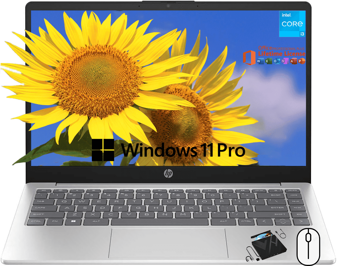 HP 15.6" Touchscreen Laptop Computer, Intel 13th Core i3-1315U(Up to 4 ...