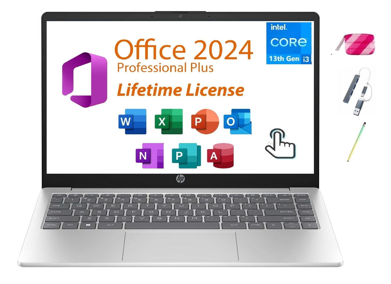 HP 15.6" Touchscreen Laptop, Intel 13th Core i3-1315U(Beats i5-1135G7 ...