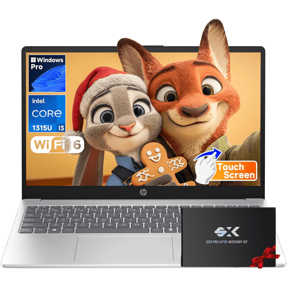 HP 15.6" Touchscreen Laptop, Intel 13th Core i3-1315U(Up to 4.5GHz), AI ...