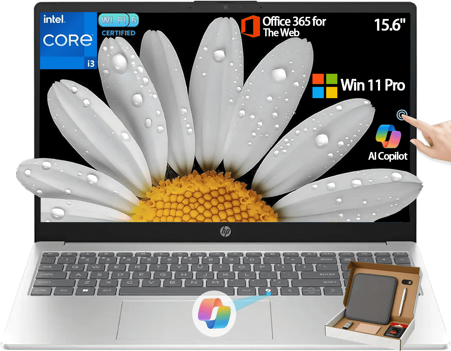 HP 15.6" Touchscreen Laptop, Intel 13th Core i3-1315U(Up to 4.5GHz ...