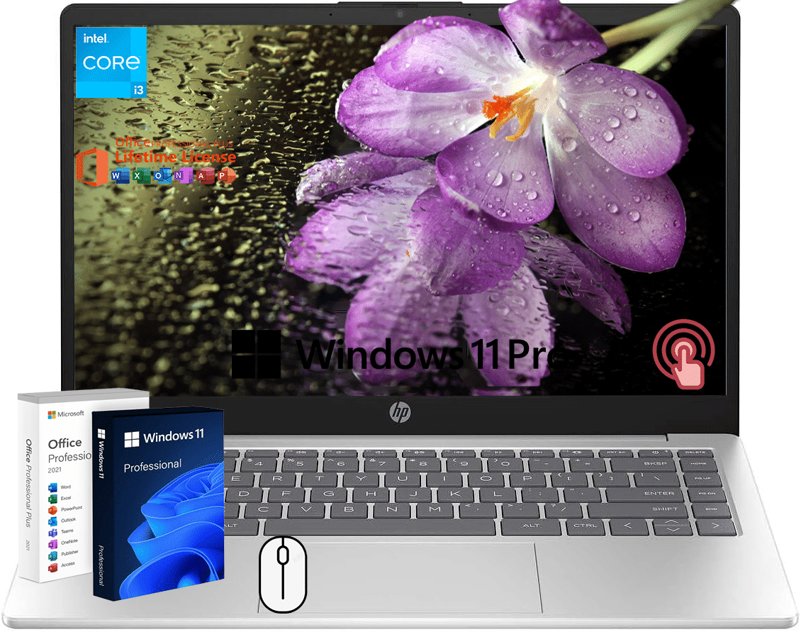 HP 15.6" Touchscreen Laptop, Intel 13th Core i3-1315U(Up to 4.5GHz), Intel UHD Graphics, 16 GB ...