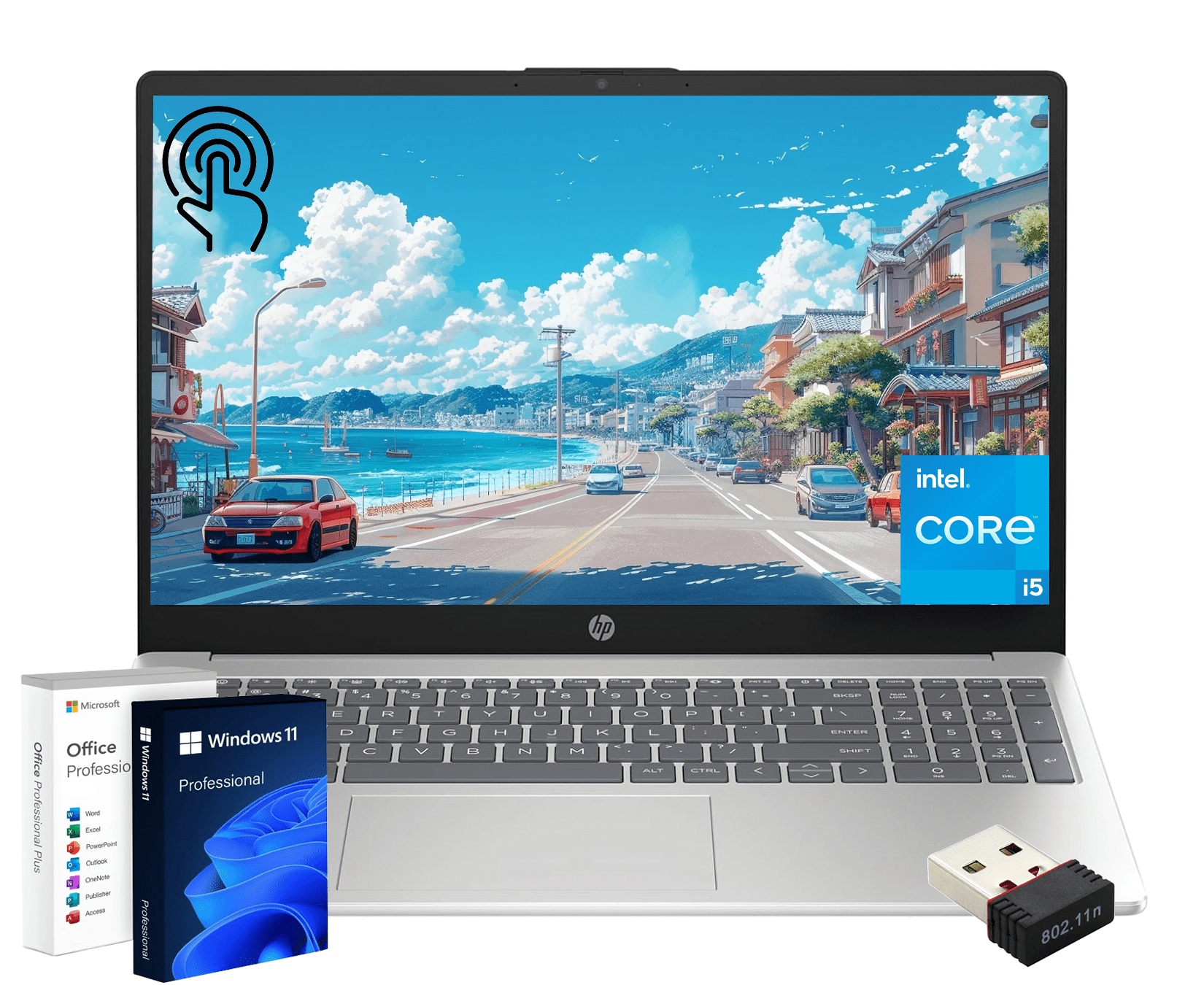 HP 15.6" Touchscreen Laptop, Intel Core i5-1235U, 32GB RAM 1TB SSD ...