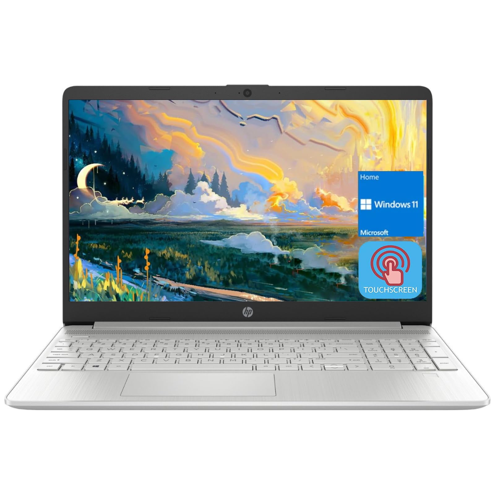 HP 15.6" Touchscreen Laptop for Student and Business - HD Touch Display ...