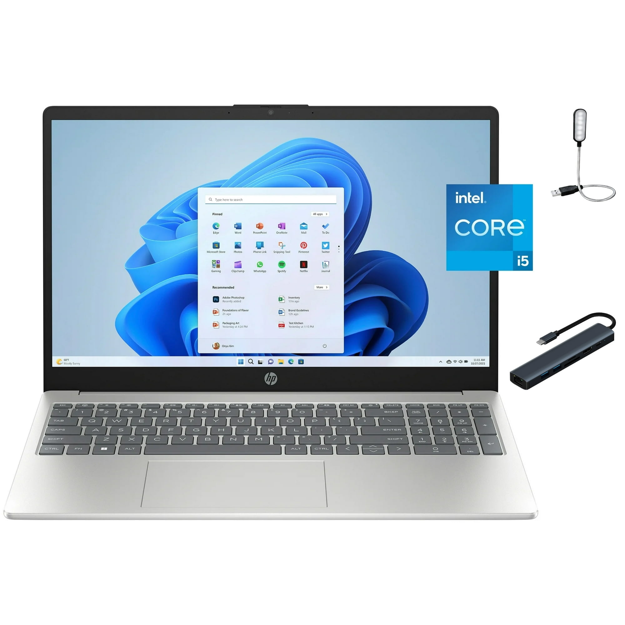 HP 15.6 inch FHD Business Laptop, Intel Core i5-1235U Processor, 64GB ...