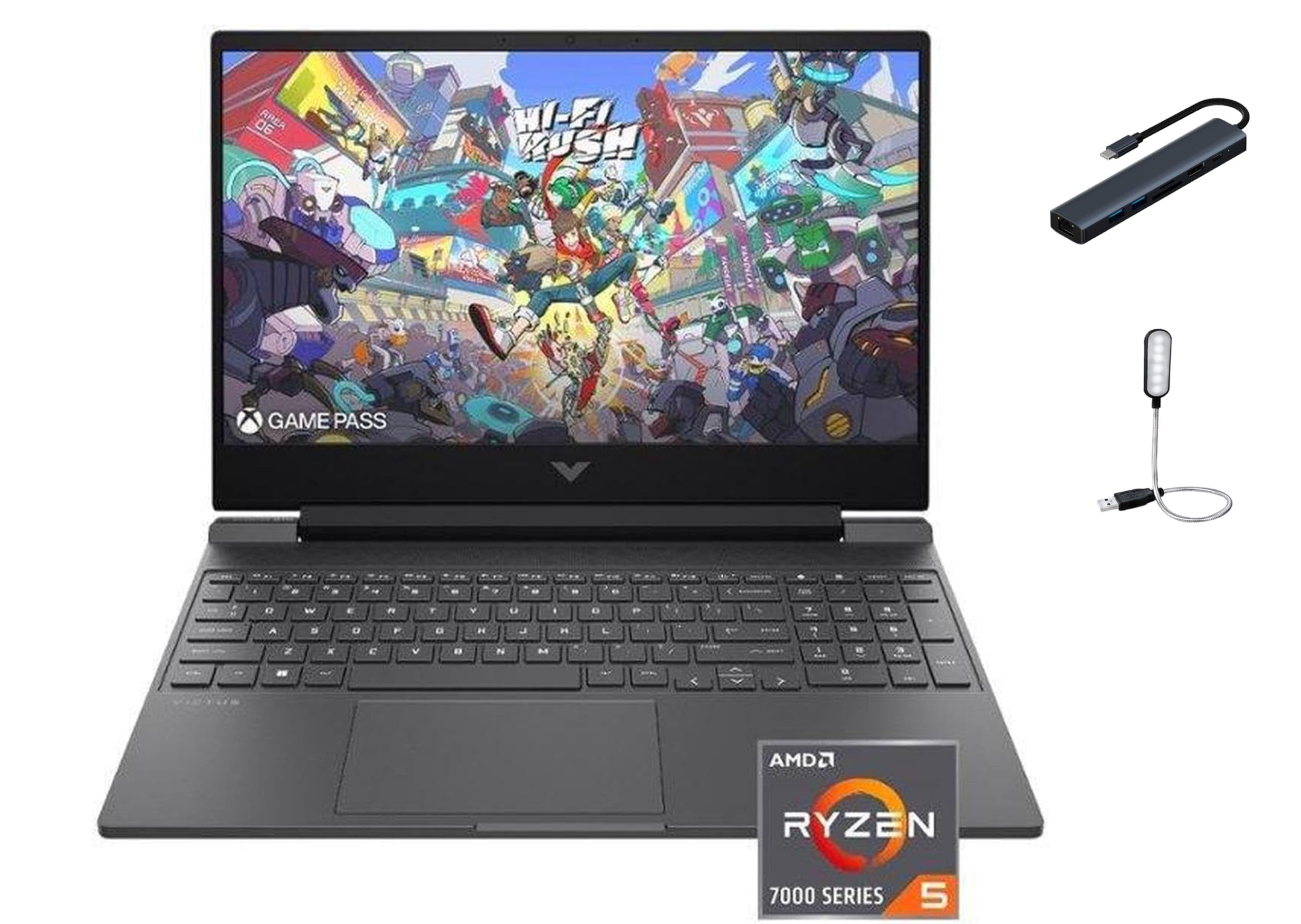 HP 15.6 inch FHD Victus Gaming Laptop, AMD Ryzen 5 7535HS, 16GB DDR5 ...