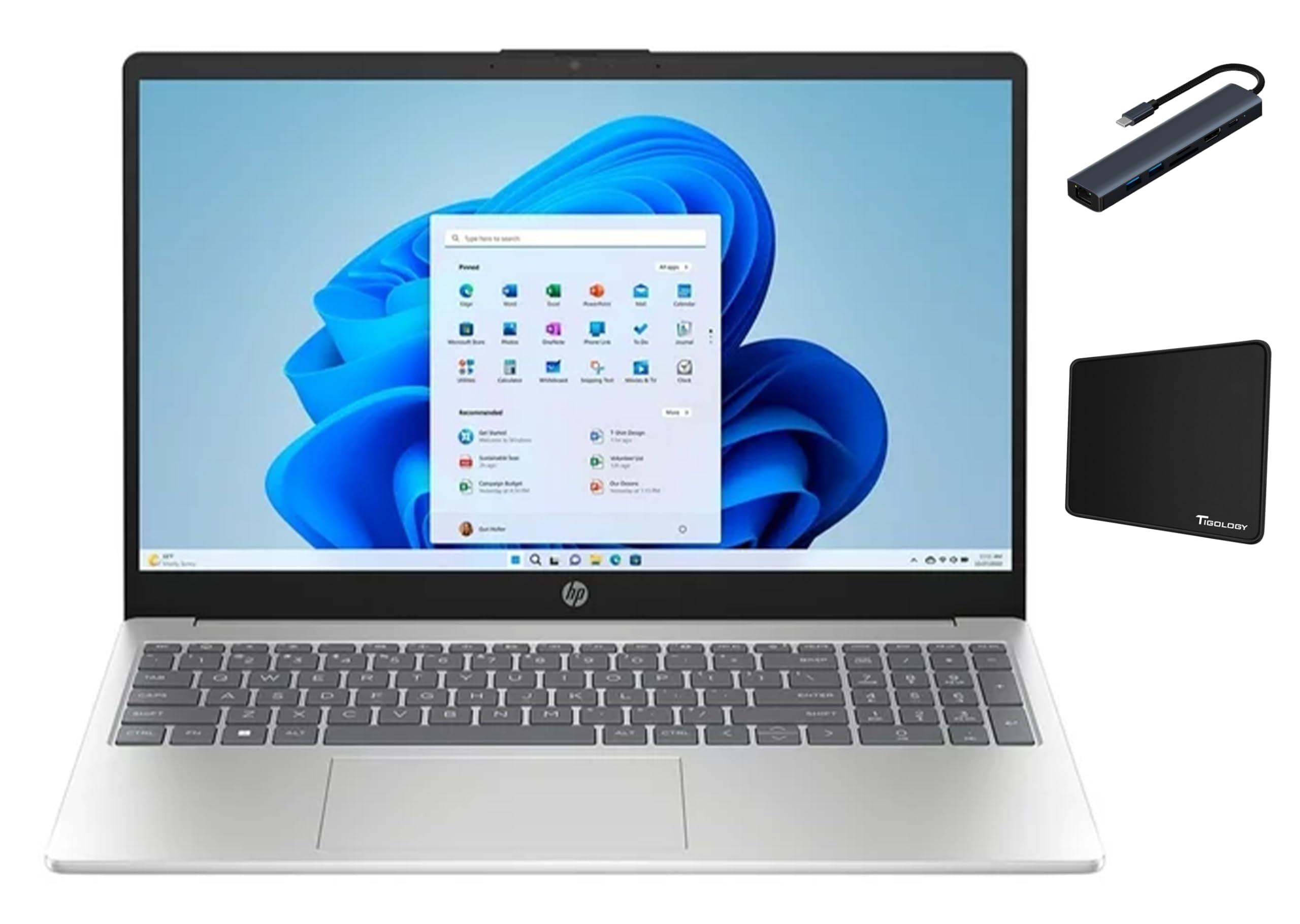 HP 15.6 inch HD Display Laptop, Intel Pentium N200, 16GB RAM, 128GB UFS ...