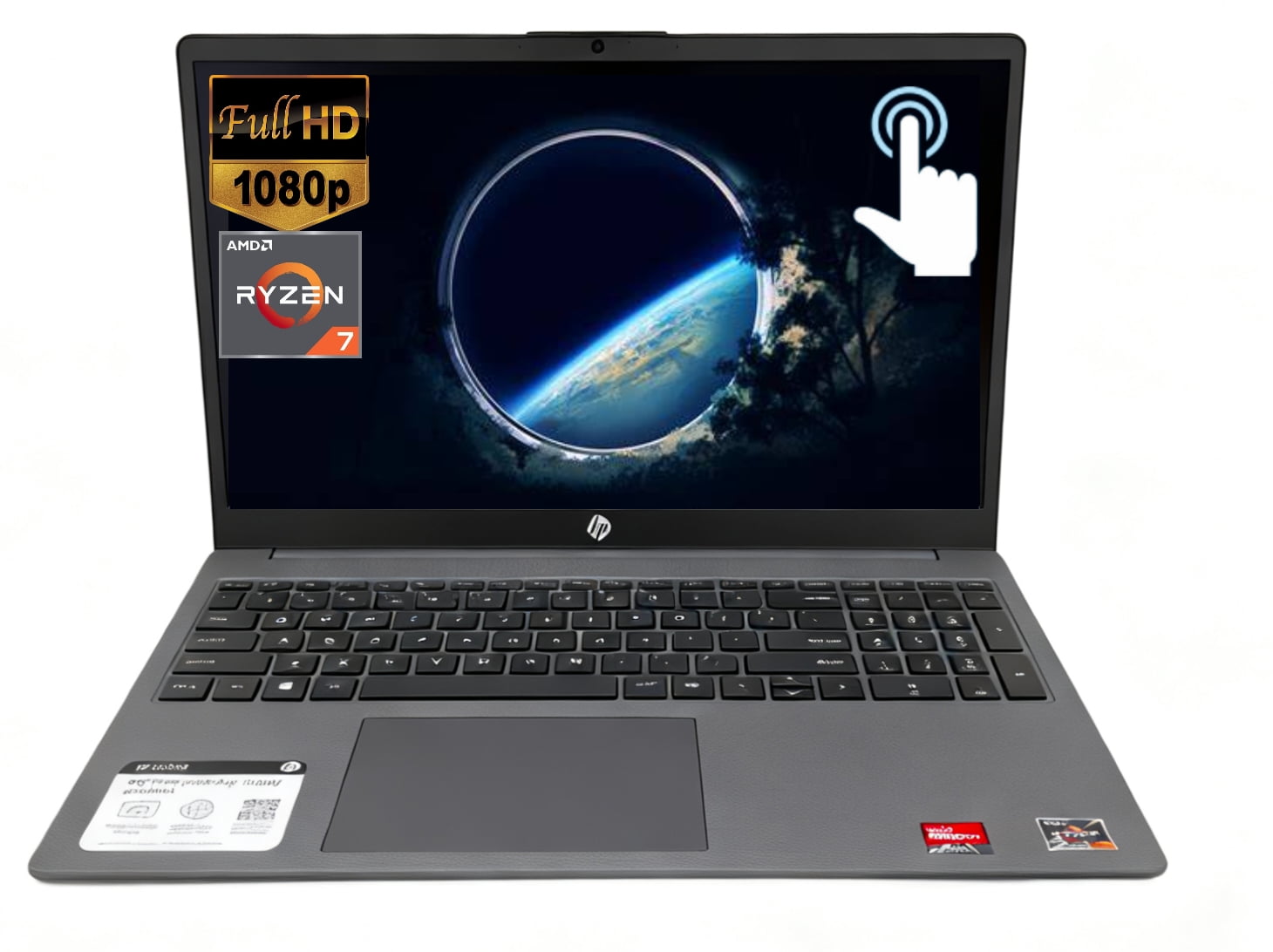 HP 15.6" inch Touch-Screen Laptop, AMD Ryzen 7-5825U, 32GB Memory, 1TB ...
