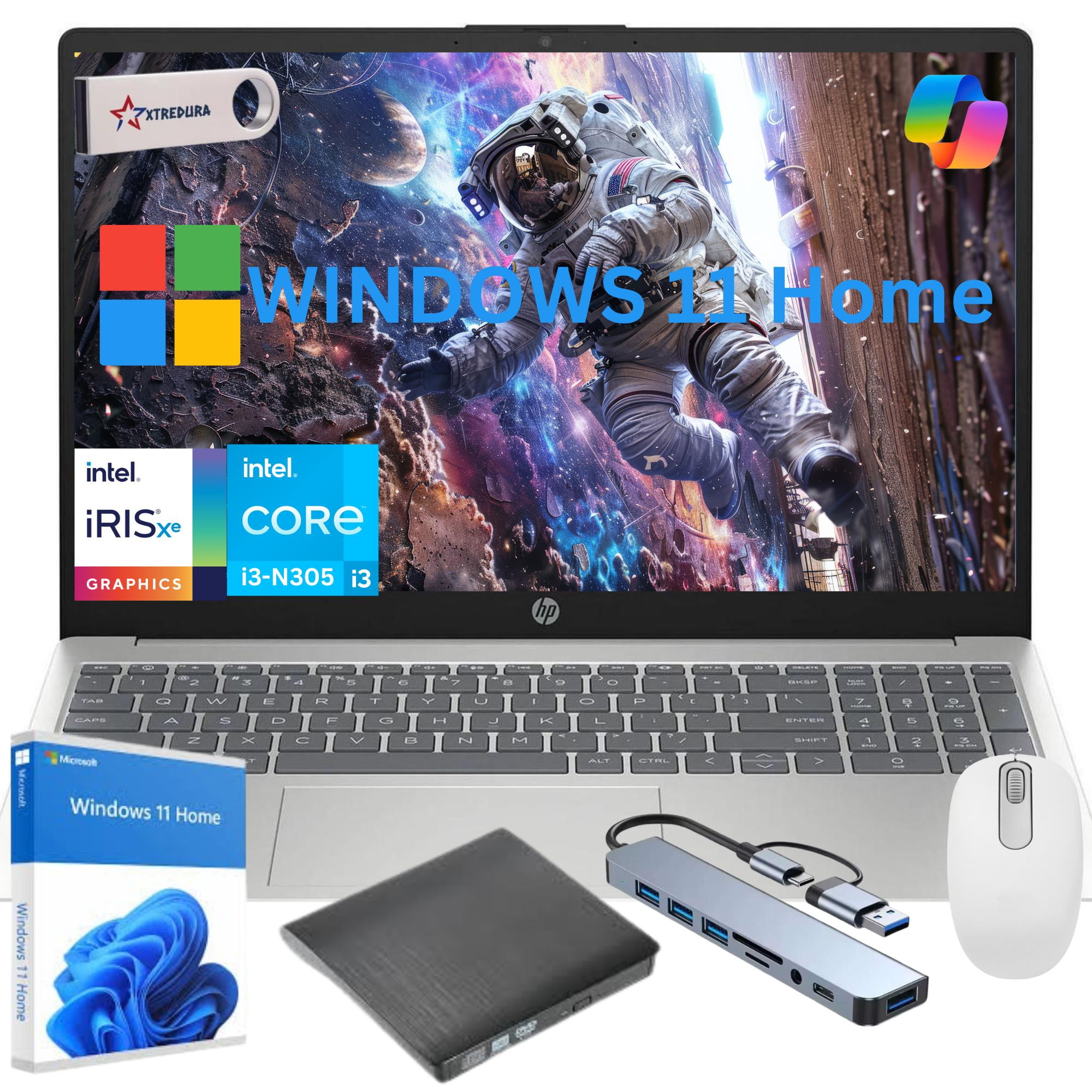 HP 15 Business and Student Laptop Computer, 15.6" FHD Laptop, Intel ...