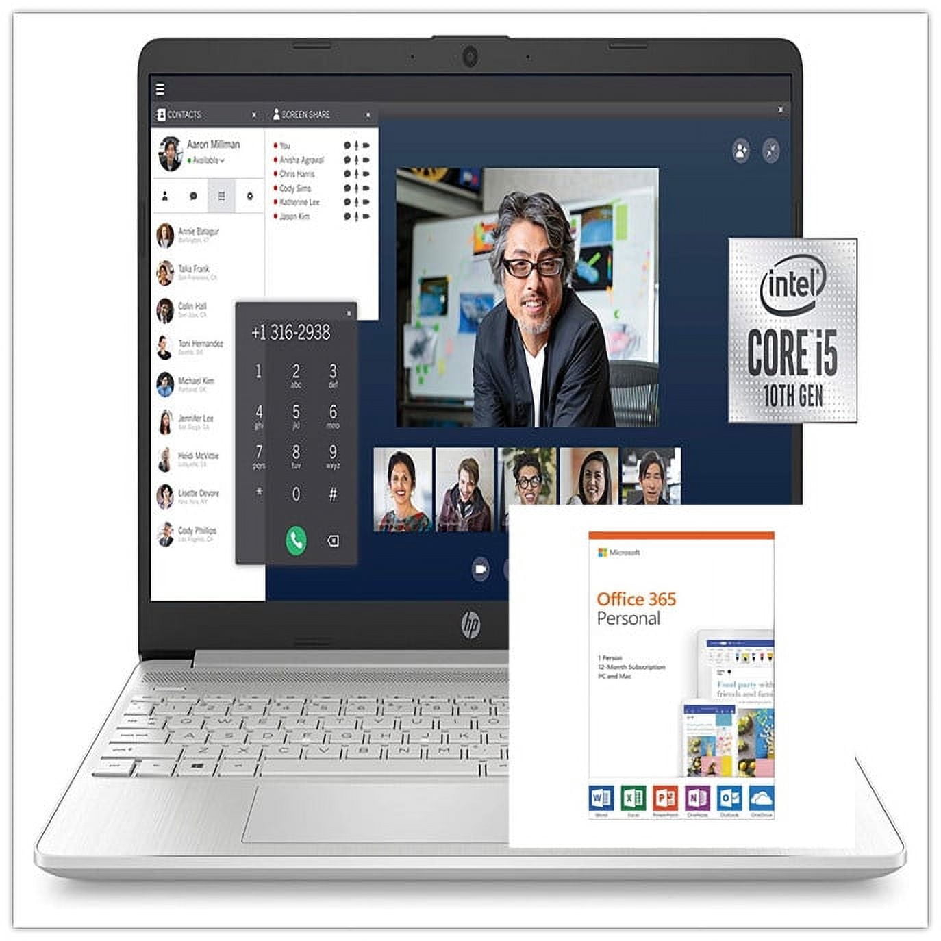 HP 15-Inch FHD Laptop, 10th Gen Intel Core i5-1035G1, 8 GB RAM, 256 GB ...