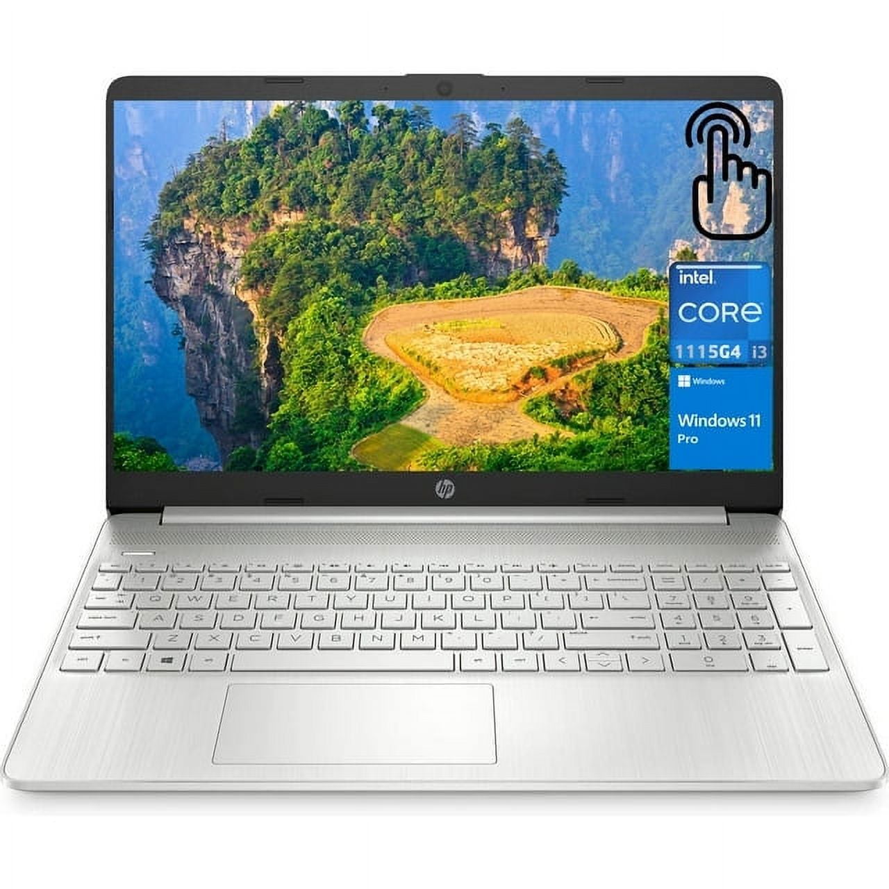 HP 15 Laptop Computer, 15.6 HD Touchscreen, Intel Core i3, 32GB RAM, 2TB SSD, Silver - Walmart.com