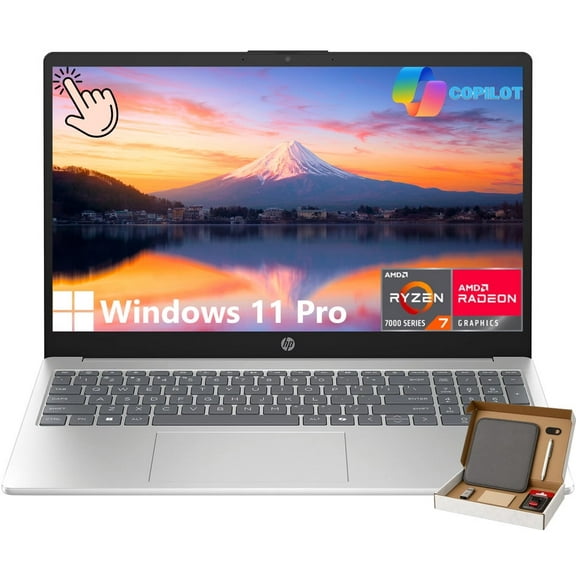 HP 15.6 inch FHD Touchscreen Laptop, AMD Ryzen 7 7730U, 64GB RAM, 2TB ...