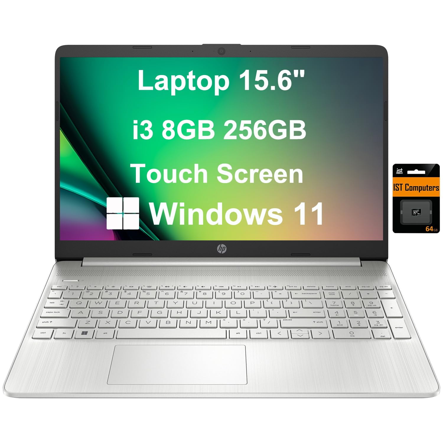 HP 15 Touchscreen Laptop 15.6" HD IPS Business Laptop (Intel i3-1115G4 ...