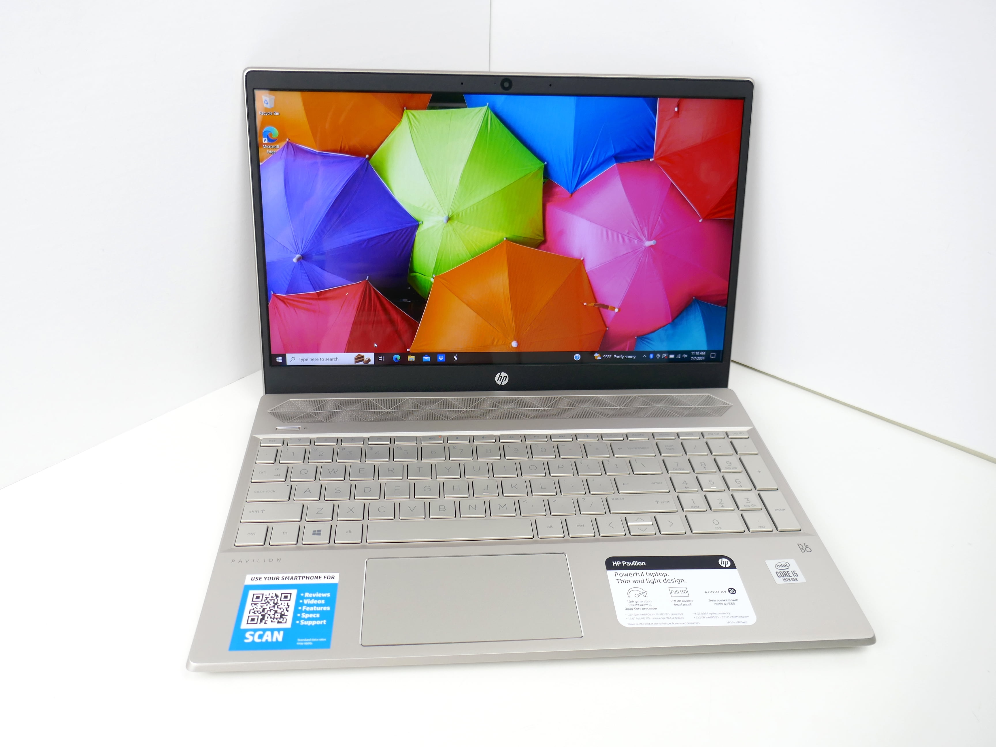 Pre-Owned HP 15-cs 15.6" Intel Core i5-1035G1 8GB DDR4 512GB SSD ...
