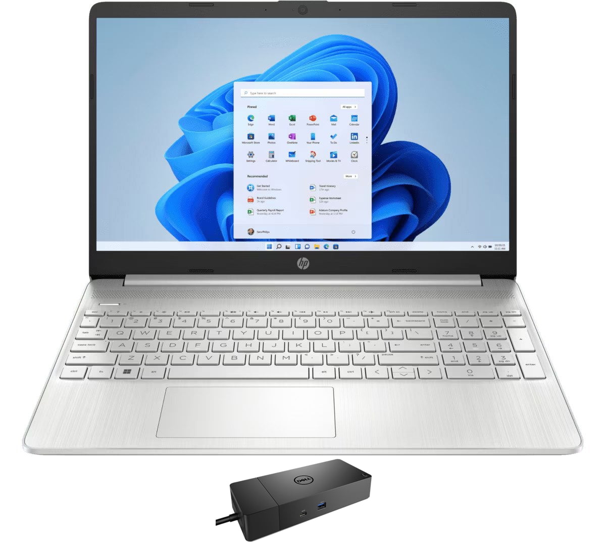 HP 15-ef2031nr Home/Business Laptop (AMD Ryzen 3 5300U 4-Core, 15.6in ...