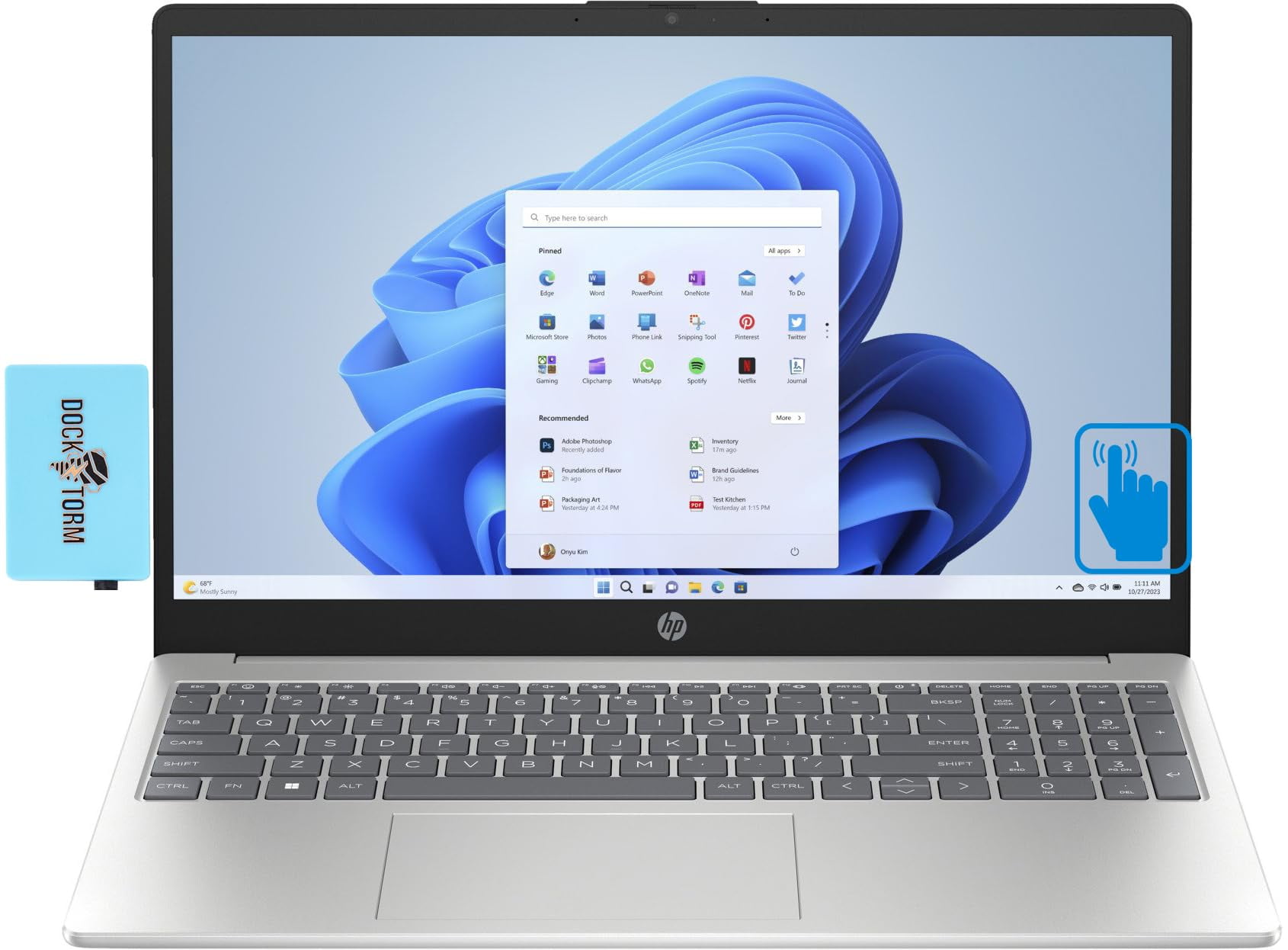 HP 15t 15.6" Touchscreen FHD IPS Home & Business Laptop (13th Gen 10-Core Intel i7-1355U, 32GB ...