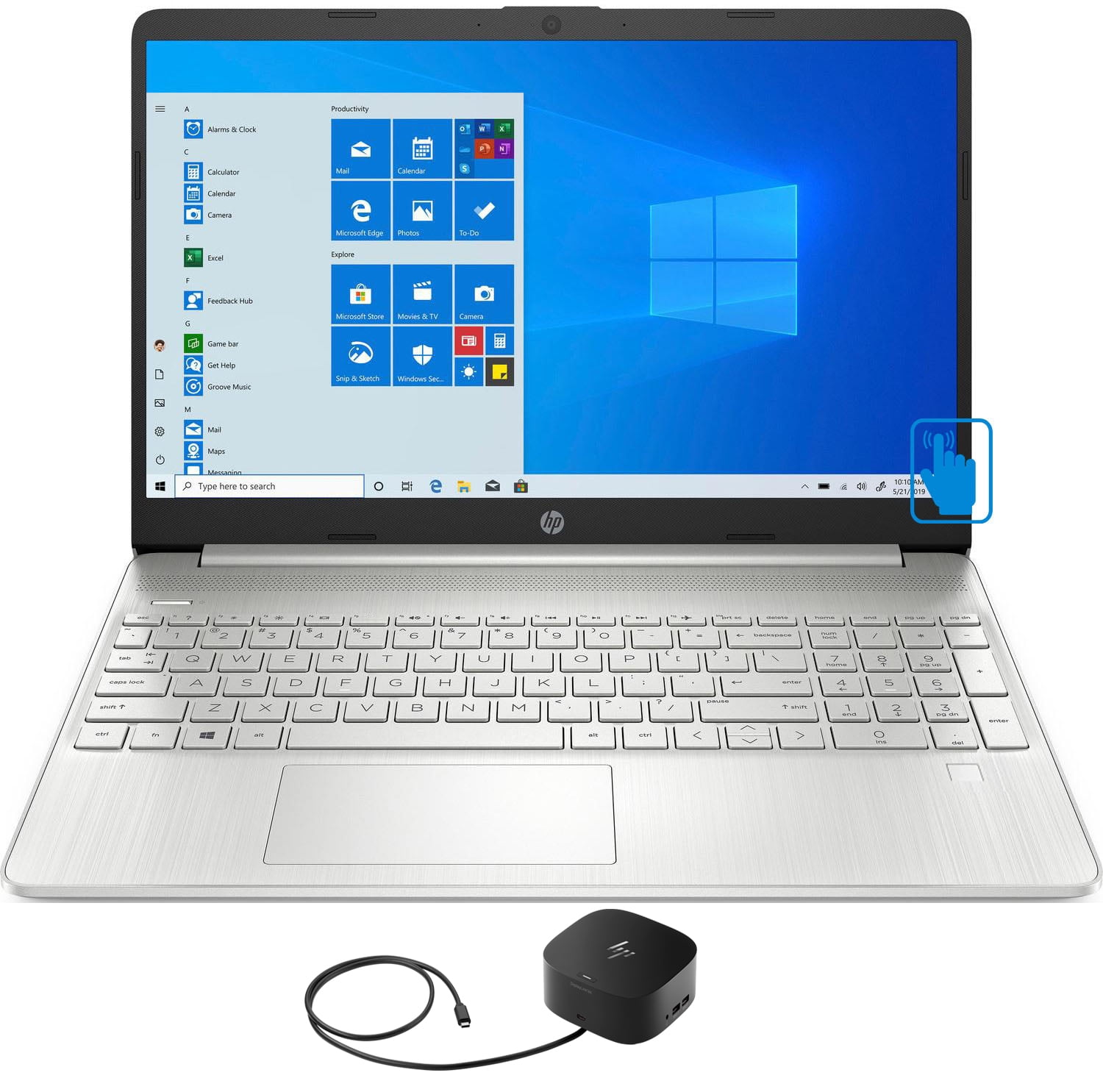 HP 15t-dy200 Home/Business Laptop (Intel i7-1165G7 4-Core, 15.6in 60Hz Touch Full HD (1920x1080 ...