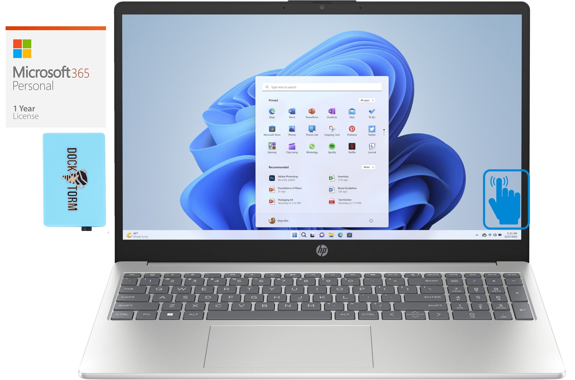 HP 15t fd000 Home/Business Laptop (Intel i7-1355U 10-Core, 15.6in 60 Hz ...