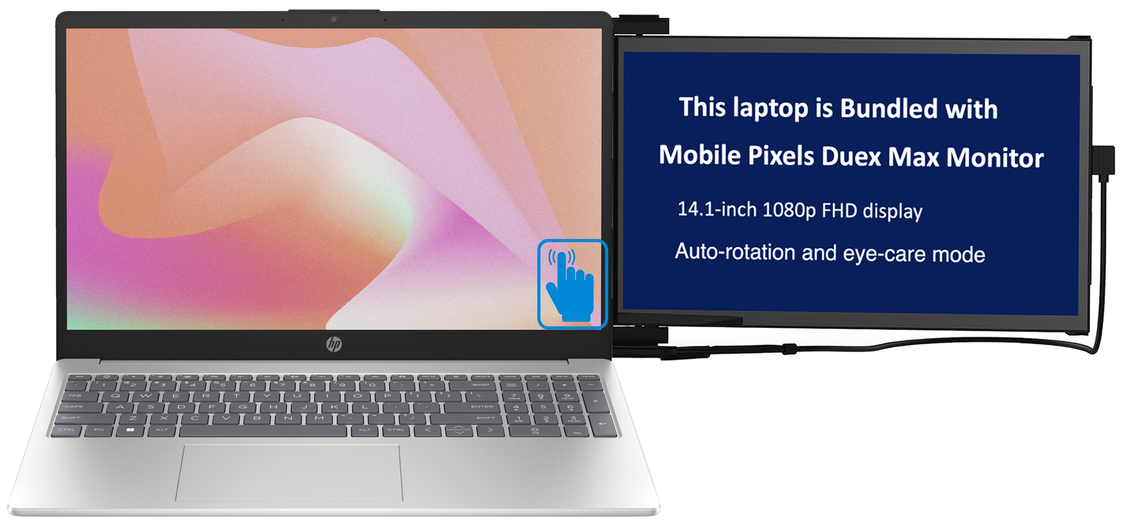 HP 15t-fd000 School/Business Laptop (Intel i5-1334U 10-Core, 15.6in 60 Hz Touch Full HD ...