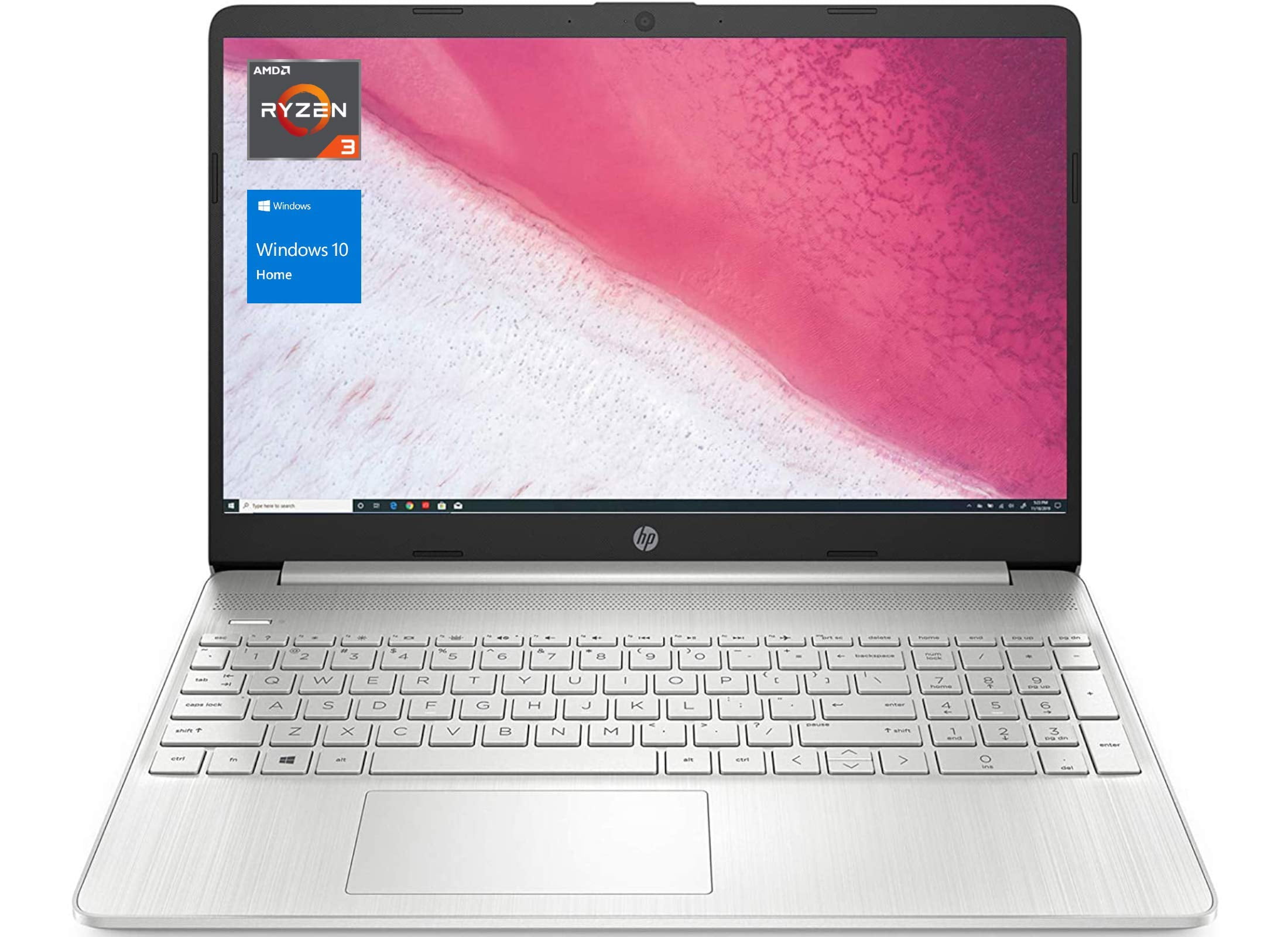 HP 15z Everyday Laptop, 15.6-inch HD BrightView Display, AMD Ryzen 3 ...
