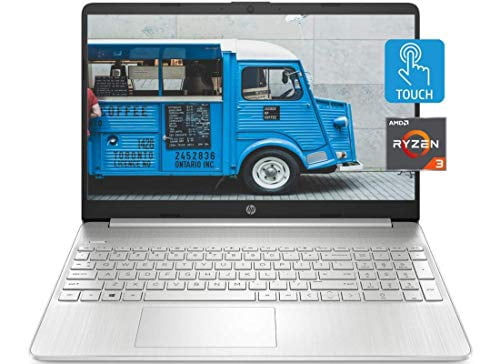 HP 15z Everyday Laptop, 15.6-inch HD BrightView Touchscreen, AMD Ryzen ...