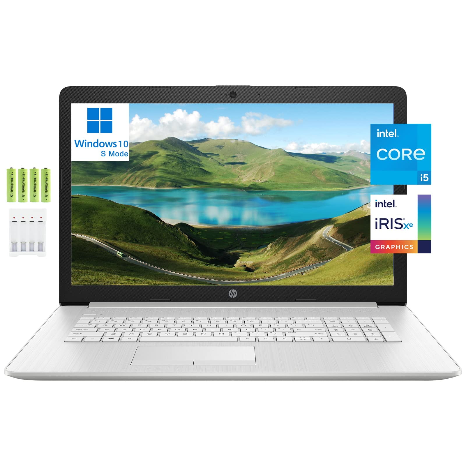 HP 17 17.3" FHD Laptop Computer for Home and Office, Intel 4-Core i5-1135G7, 32GB DDR4 RAM, 2TB ...