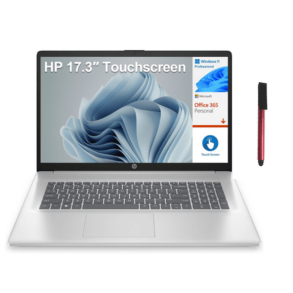 "HP 17.3"" Touchscreen HD+ Laptop, Intel Pentium Silver N5030, 16GB RAM, 1TB SSD, WiFi ...