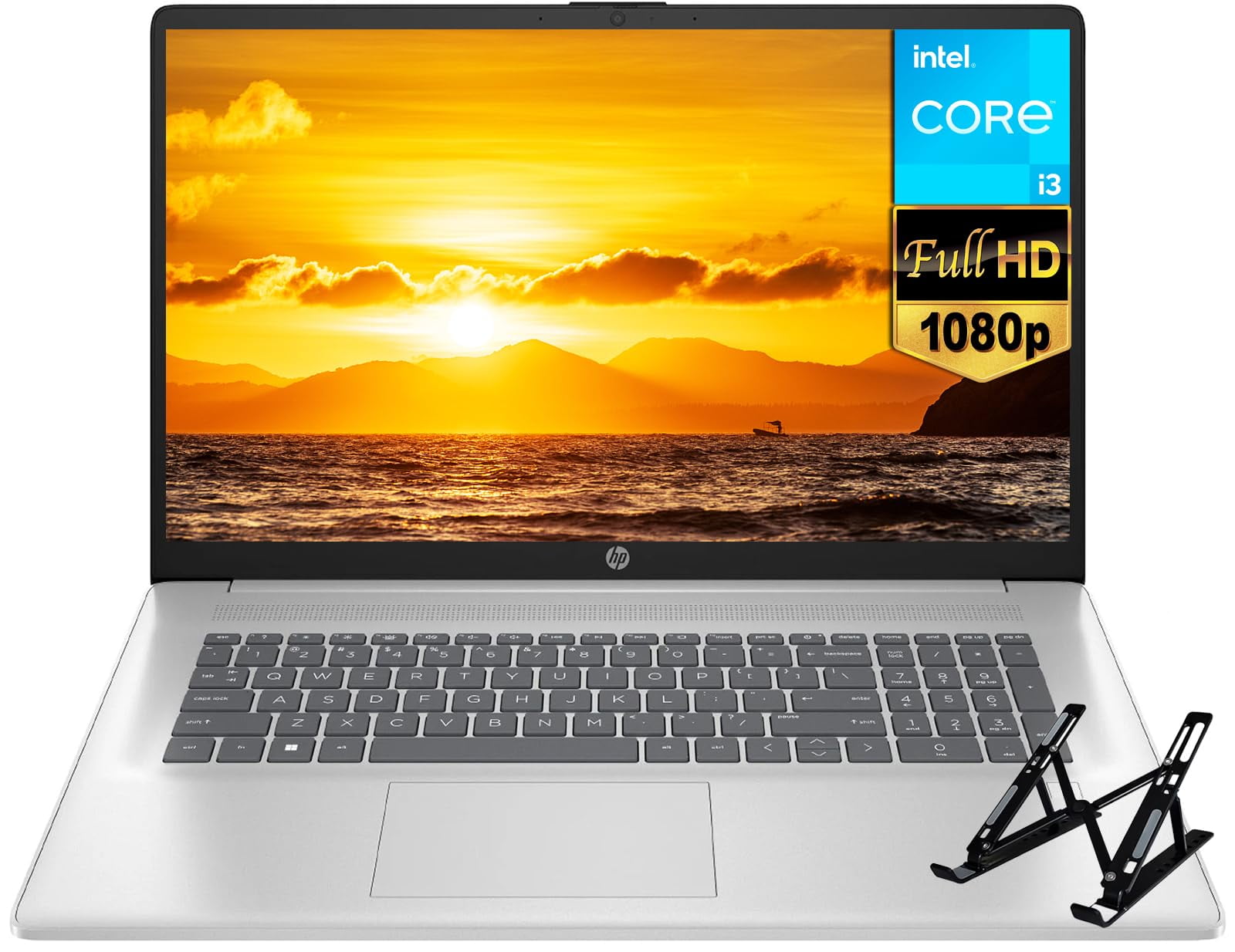 HP 17.3" Business Laptop, FHD Display, Intel 8-Core i3-N305 Processor ...