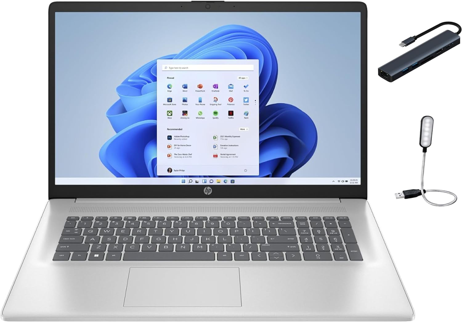 "HP 17.3"" FHD IPS Laptop, i3-1215U, 24GB, 1TB SSD, Wi-Fi, W11 Home ...