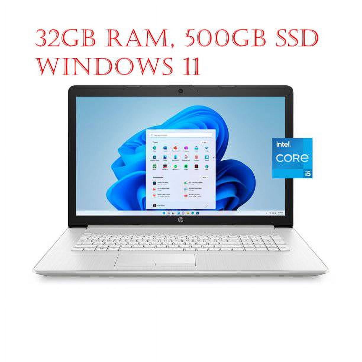 "HP Laptop 17.3"" FHD, 11th Gen Intel Core i5-1135G7, 32GB RAM, 500GB ...