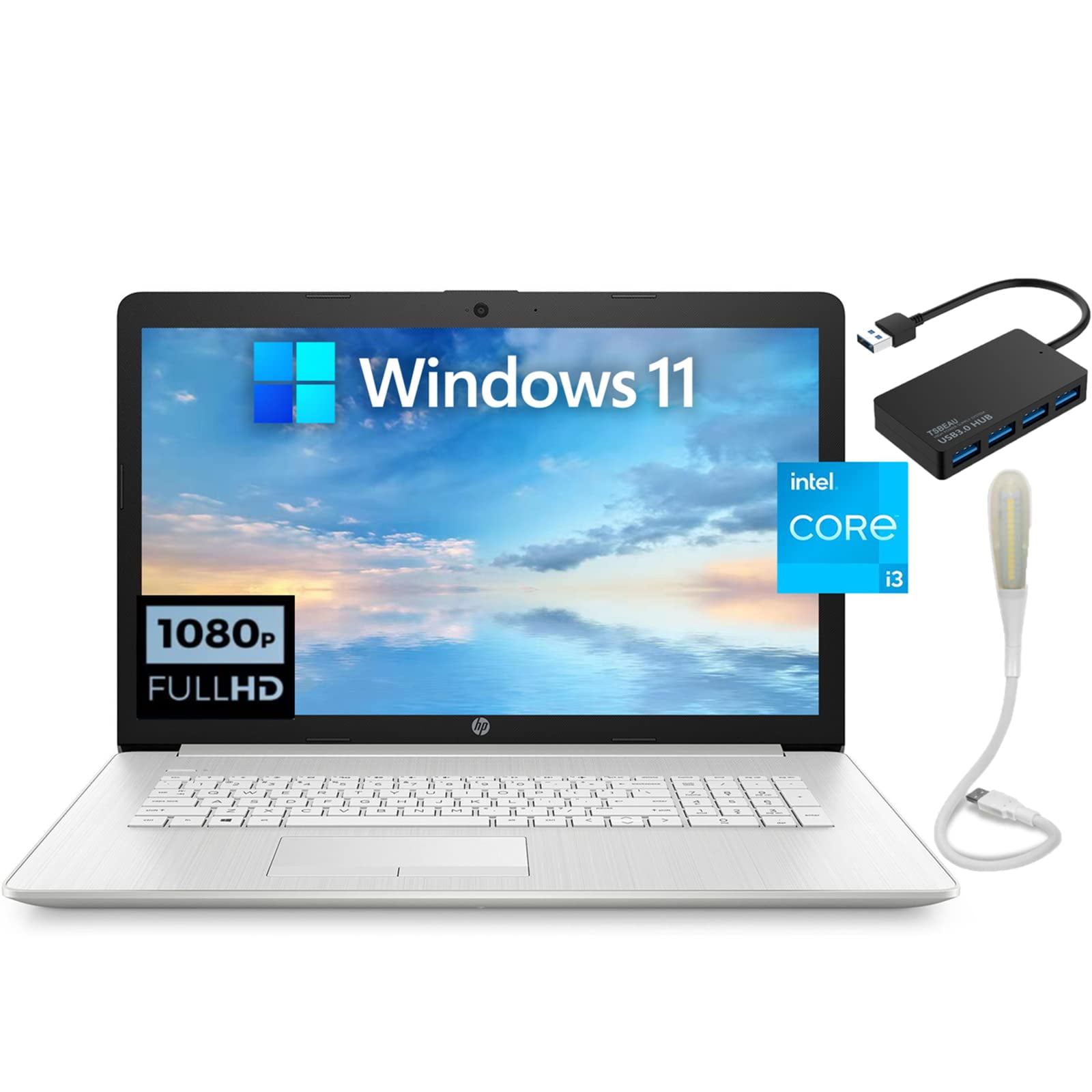 HP 17.3" Full HD IPS Display Laptop, Dual core i3-1115G4 Processor ...