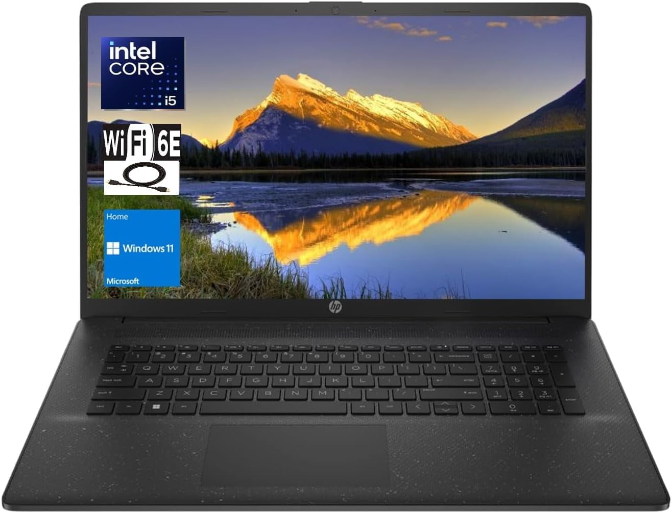 HP 17.3" HD+ BrightView Display, Intel Core i5-1334U 10-Core Processor ...