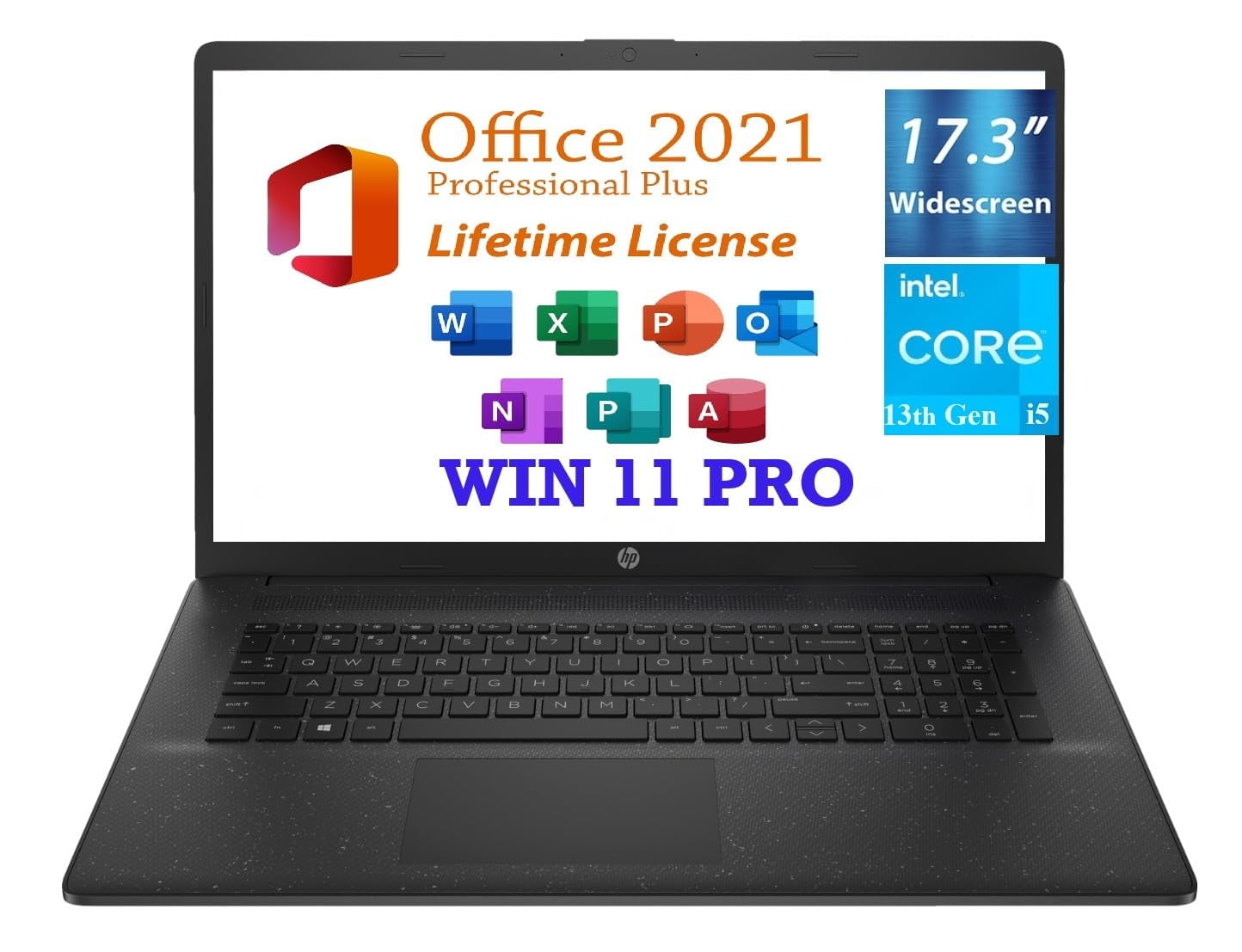 HP 17.3" HD+ Business Laptop, 13th Gen Intel Core i5-1334U (10cores,12 ...