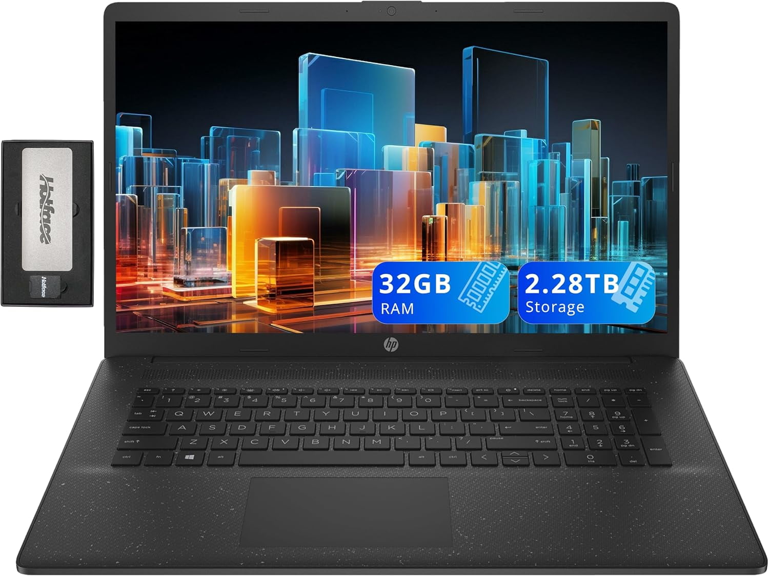 HP 17.3" HD+ Laptop, Intel i5-1334U, 32GB RAM, 2.28TB Storage(2TB SSD+ ...