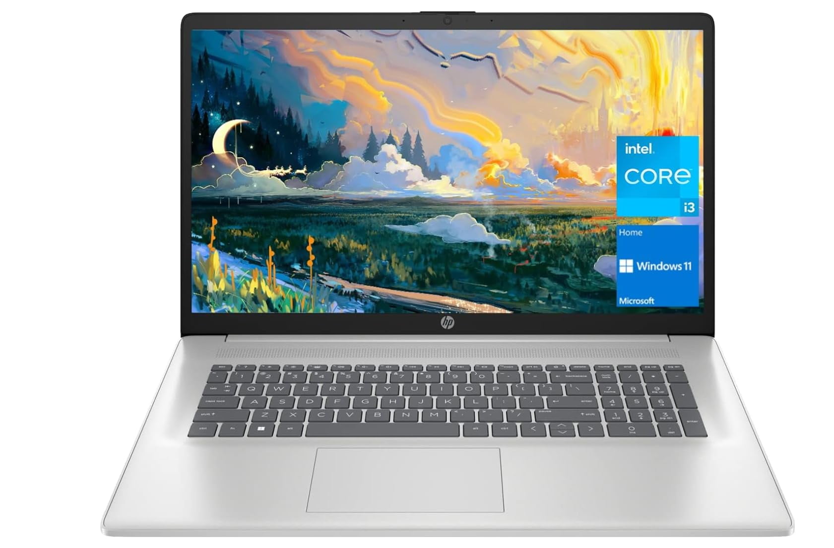 HP 17.3" HD+ Touch Laptop, Intel Core i3-1215U, 16GB RAM, 512GB PCIe ...