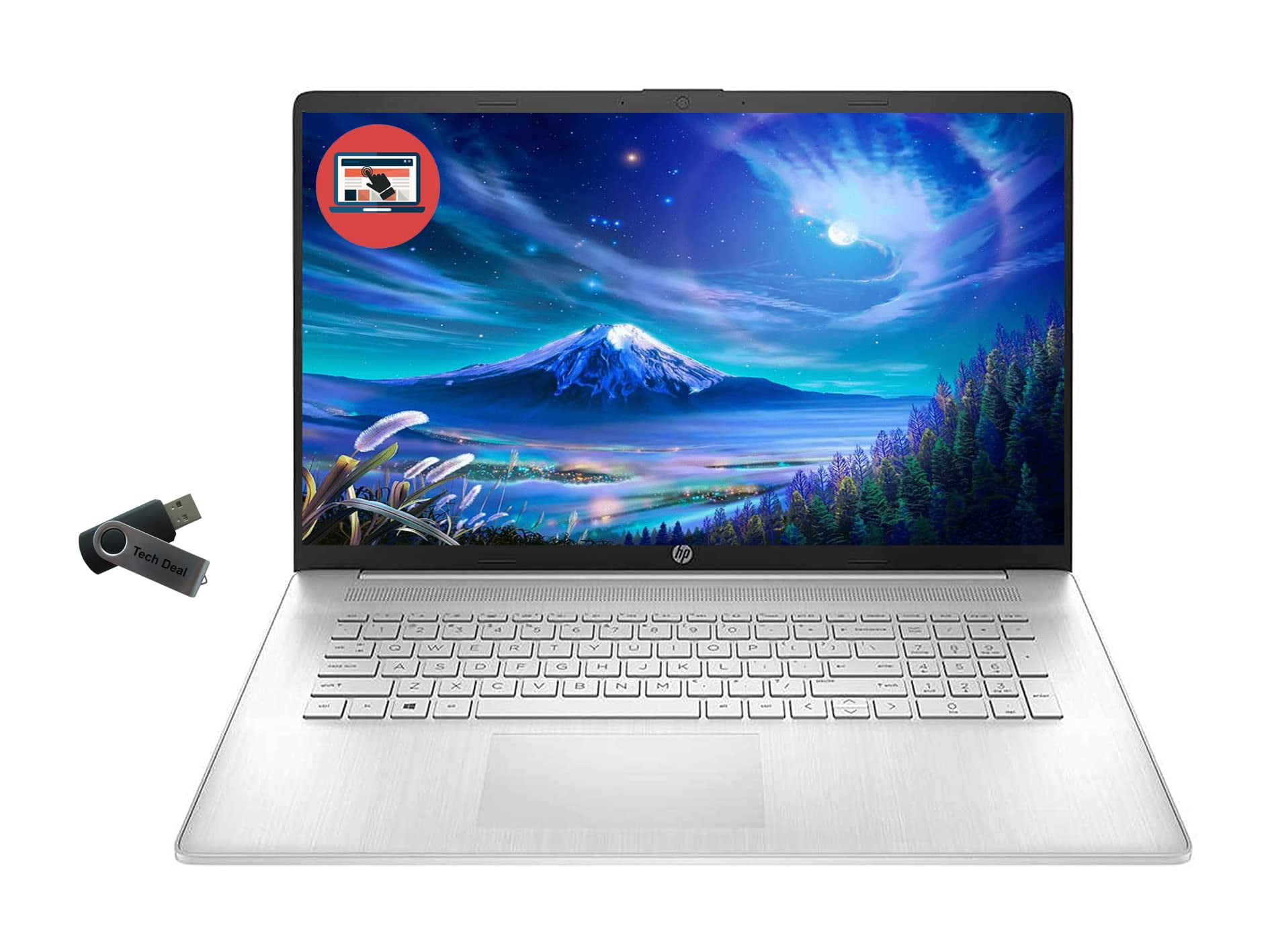 HP 17.3" HD Touchscreen Business Laptop, Intel Core i7-1165G7, Windows ...