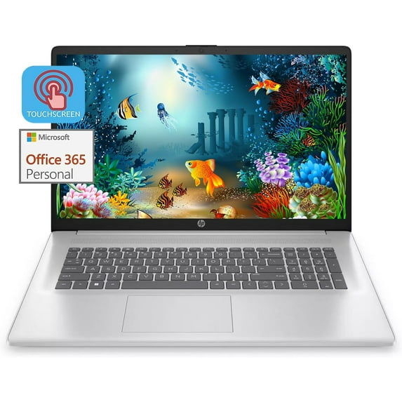 HP 17.3" HD+ Touchscreen Laptop for Student and Business, Intel Pentium N5030, 16GB RAM, 1TB SSD ...