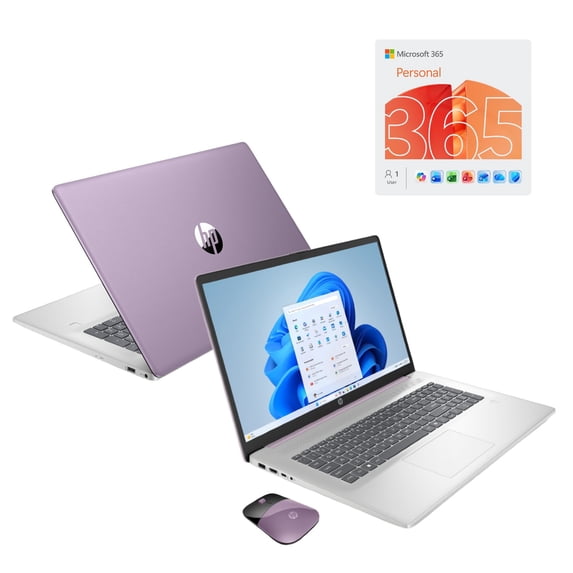 HP 17.3" HD+ Touchscreen Notebook Intel N100 4GB RAM 128GB UFS Winter ...
