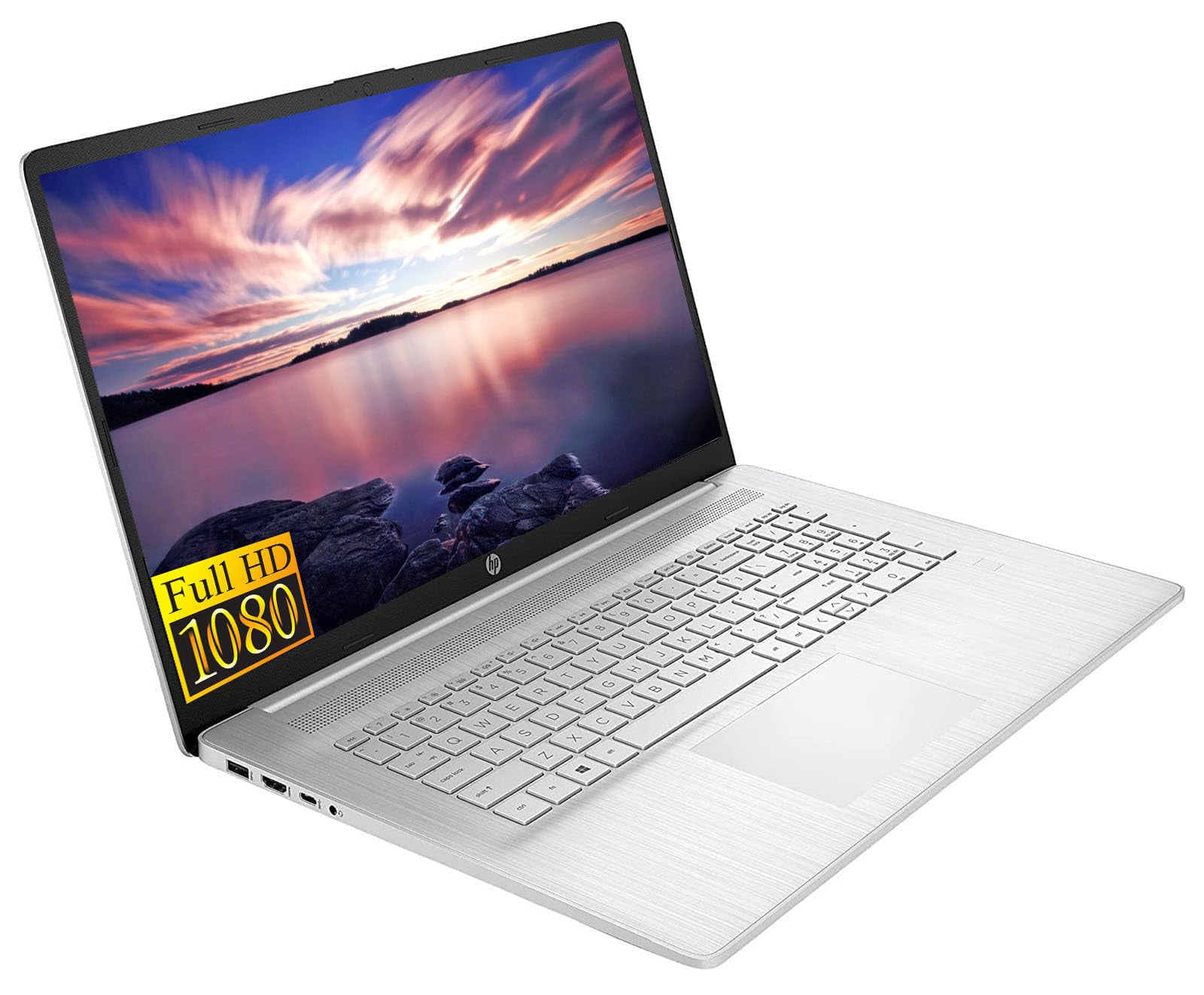 HP 17.3 in Laptop for Business and Students, 17.3" FHD Display, AMD Ryzen 5 5500U(Beat i7-11370H ...