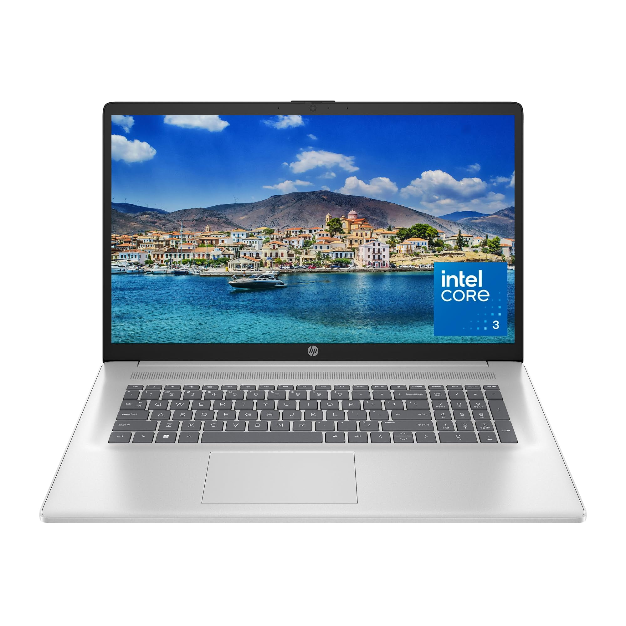 HP 17.3 inch Laptop, HD+ Display, Intel Core 3 100U, 8 GB RAM, 256 GB ...