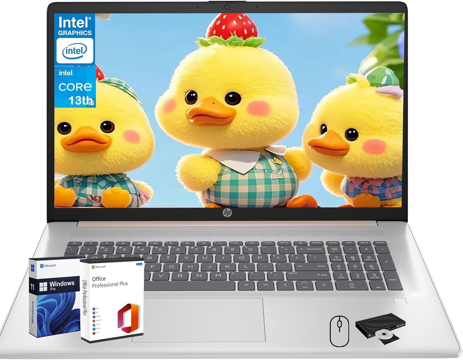 HP 17.3 inch Premium Business Laptop - Intel Core i5-1334U, Fingerprint, w/AI Copilot, Windows ...