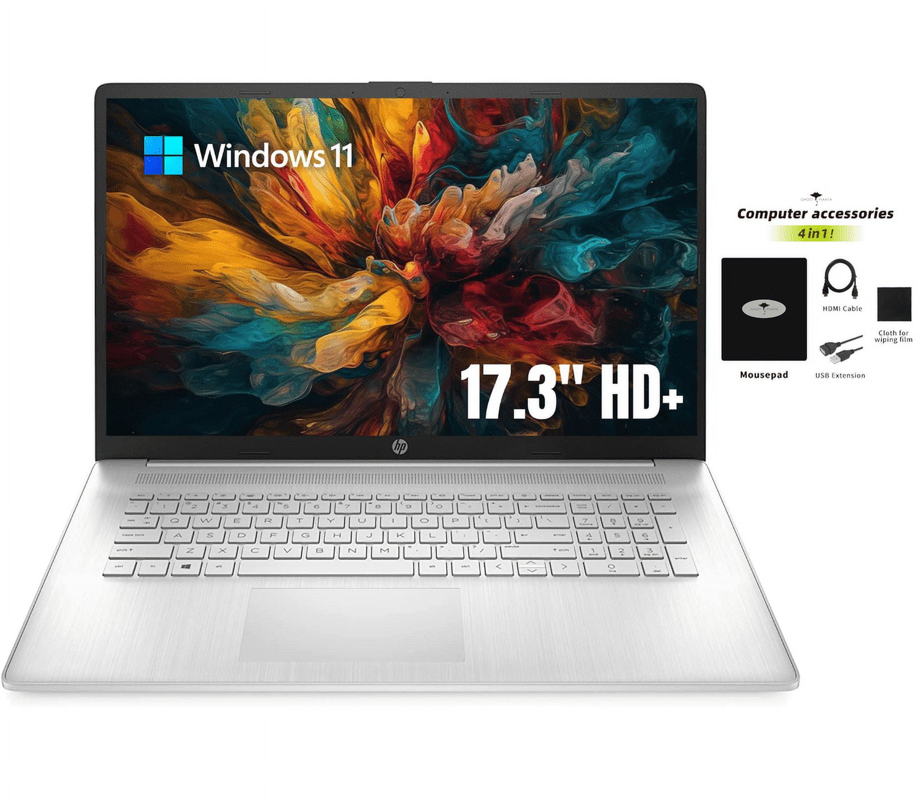 HP 17 Business Laptop, 17.3"HD+ Display, 11th Gen Intel Core i3-1125G4 ...