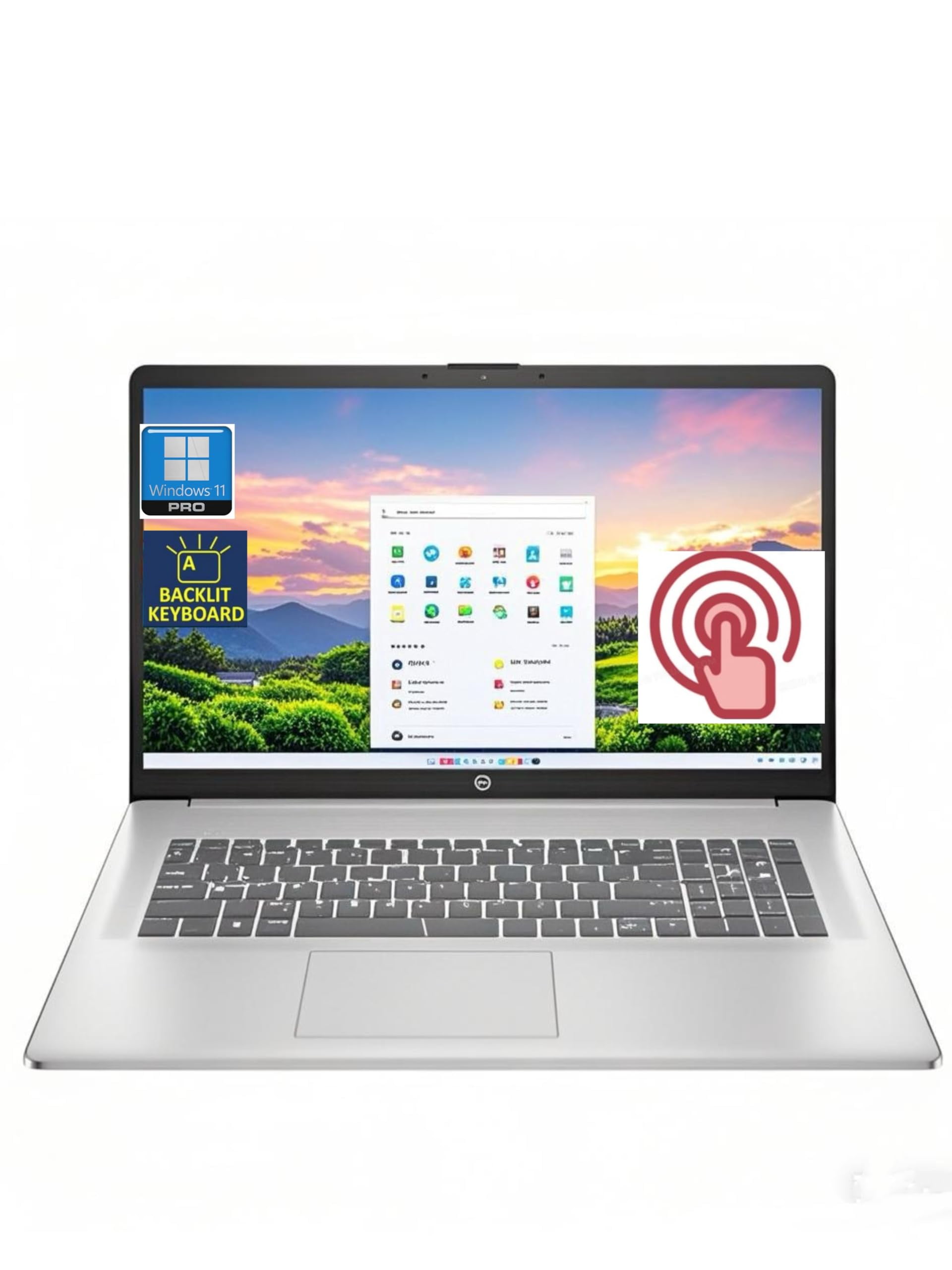 HP 17 Business Laptop 17.3" HD+ Touchscreen Intel 10-core 7 150U (> i7 ...