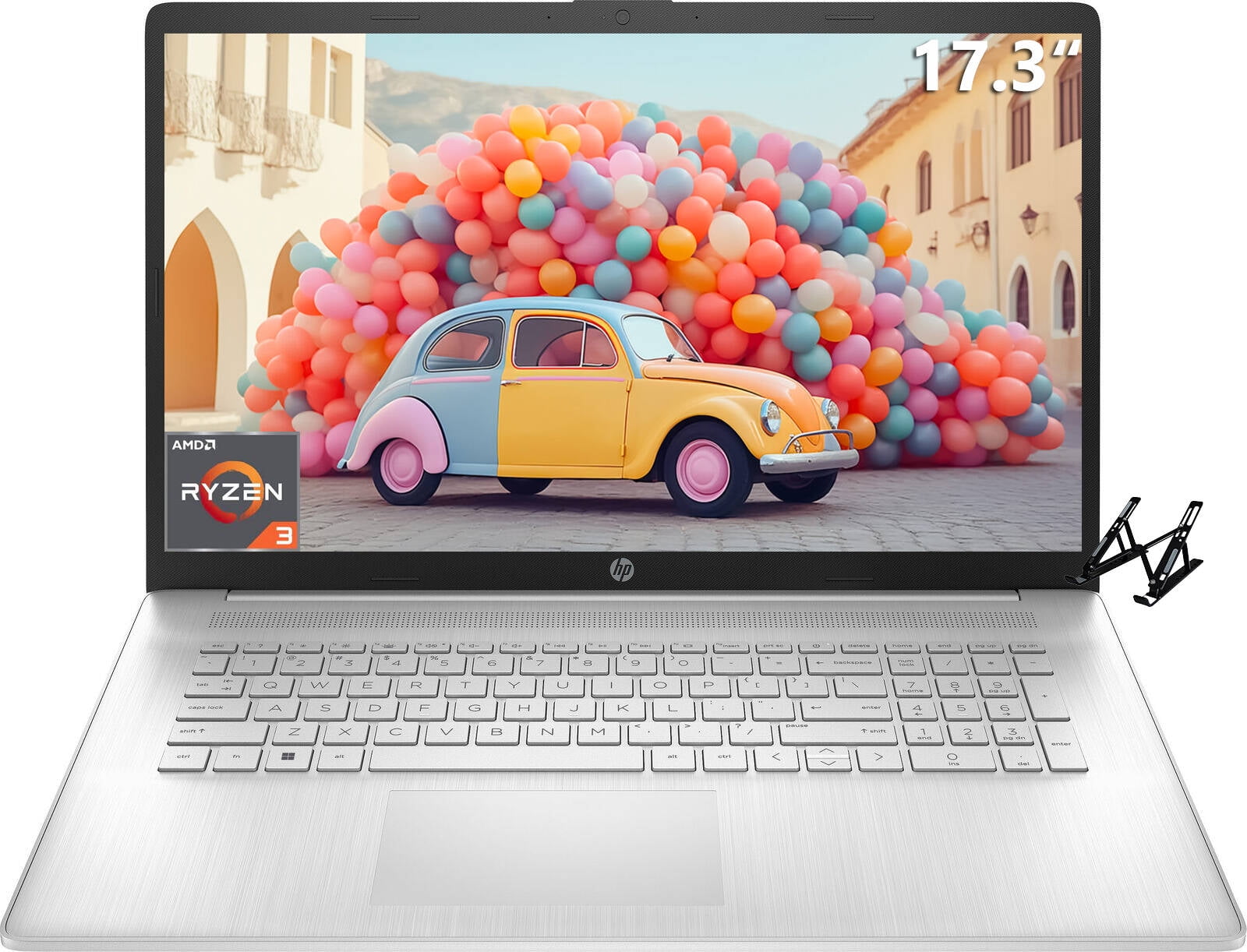 HP 17 Business Laptop Computer, 17.3" HD+, AMD Ryzen 3 7320U, 64GB DDR5 ...